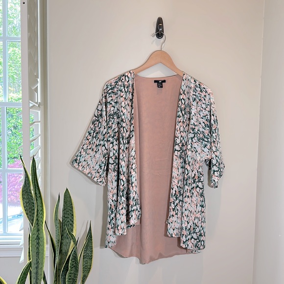 H&M | Tops | Hm Silky Open Front Top Us | Poshmark